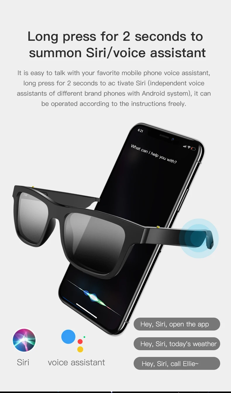 E10 Intelligent Audio Glasses - Switchable Smart Glass Film