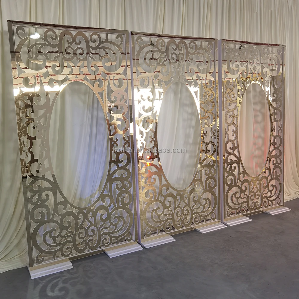 Stunning Design Acrylic Wedding Backdrops Rectangle Decoration for ...