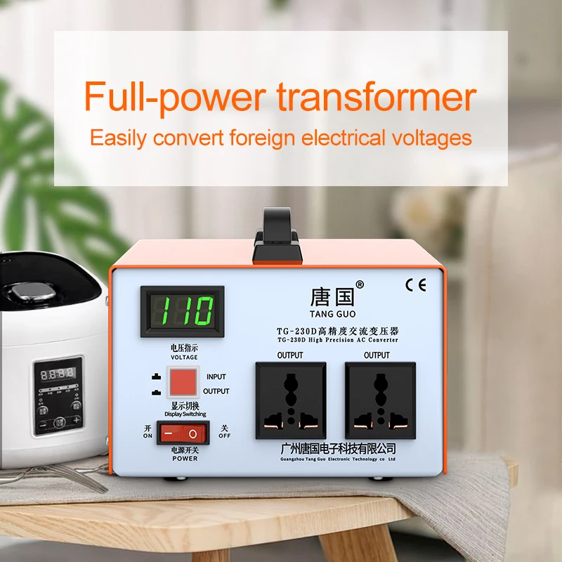 500w 110v To 220v Transformer Step Down Transformer 220v To 110v Step Up Transformers Voltage ...