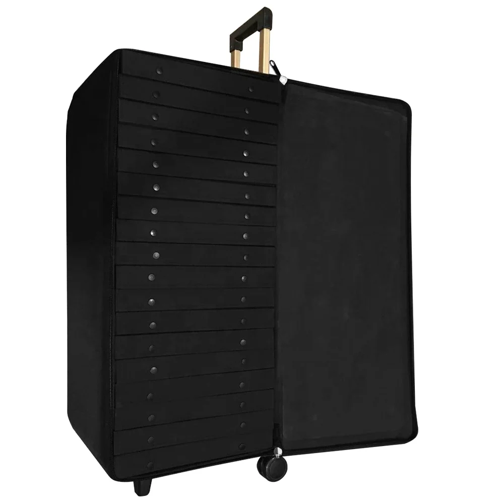 Custom Can Move Trolley 10 Trays Sunglasses Storage