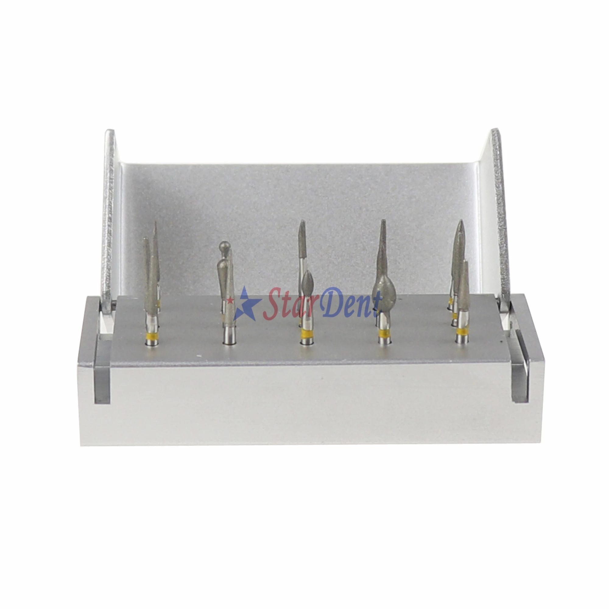 15 Holes Fg Diamond Burs Kit With Disinfection Box Dental Equipment ...