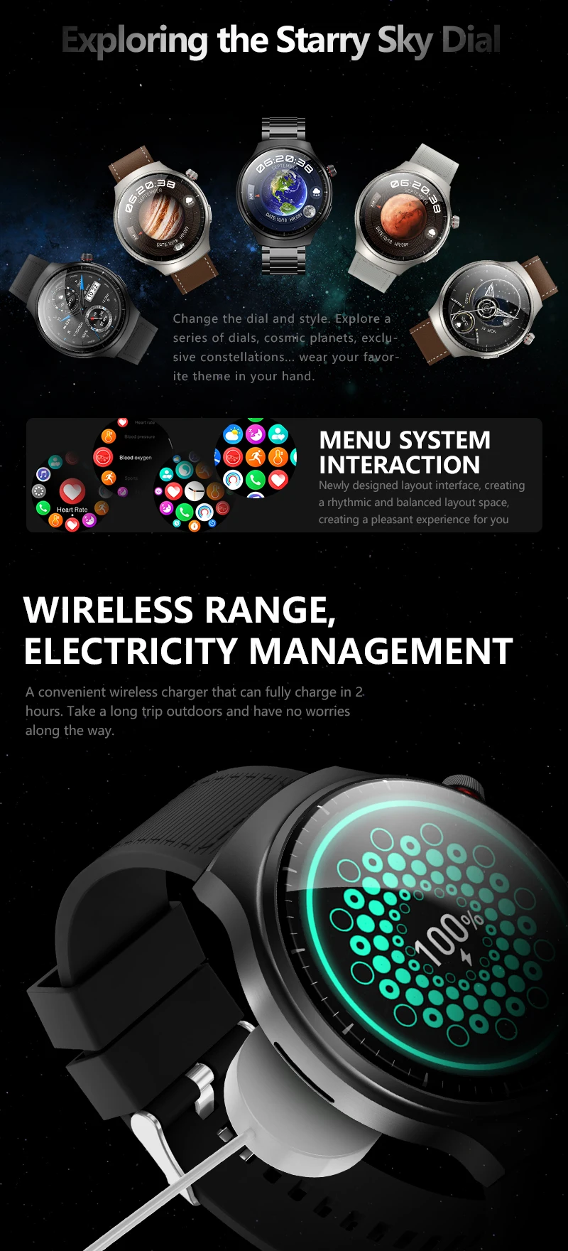 2023 Hw6 Max Smart Watch Luxury Men Women High-definition Curved Screen ...