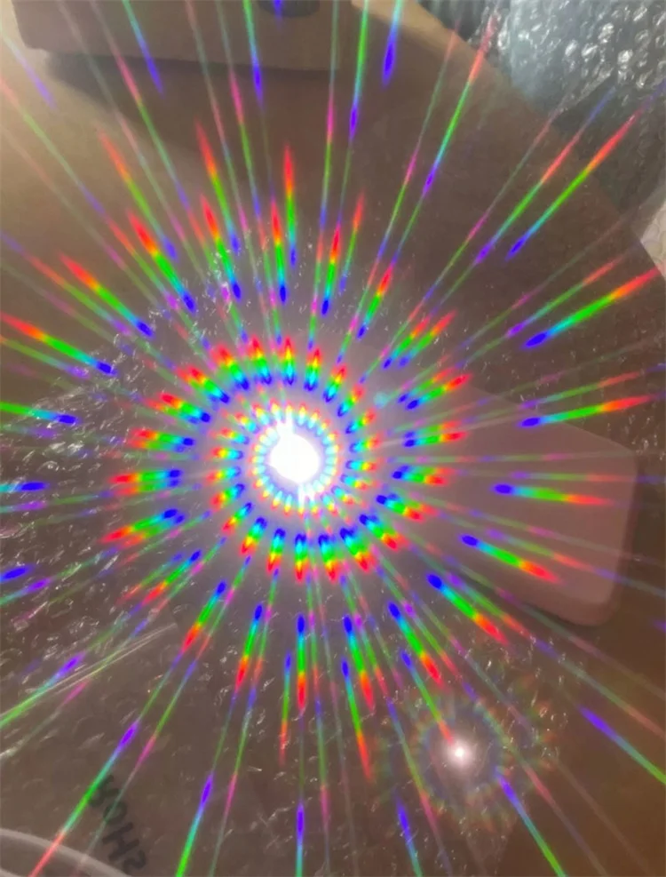 Modern Technology Fireworks Diffraction Led Luminous Eyewear Fancy bar ...