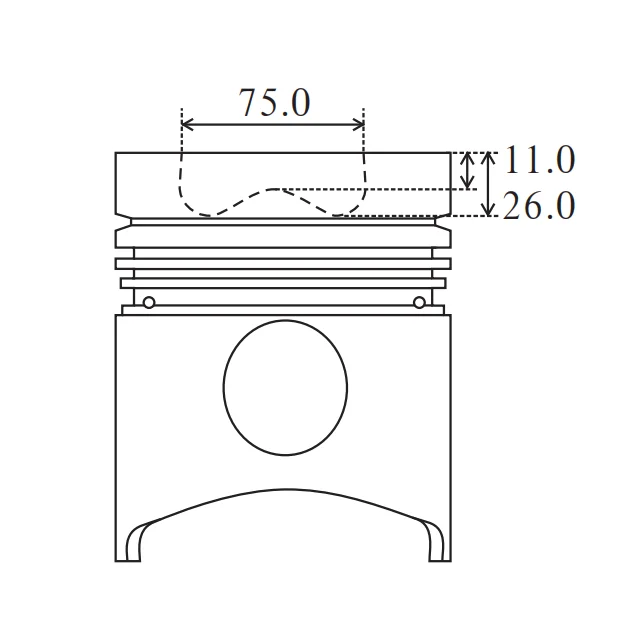 8DC9 Engine Piston ME072324 ME021861 ME190902 MN982119 MM433007 ...
