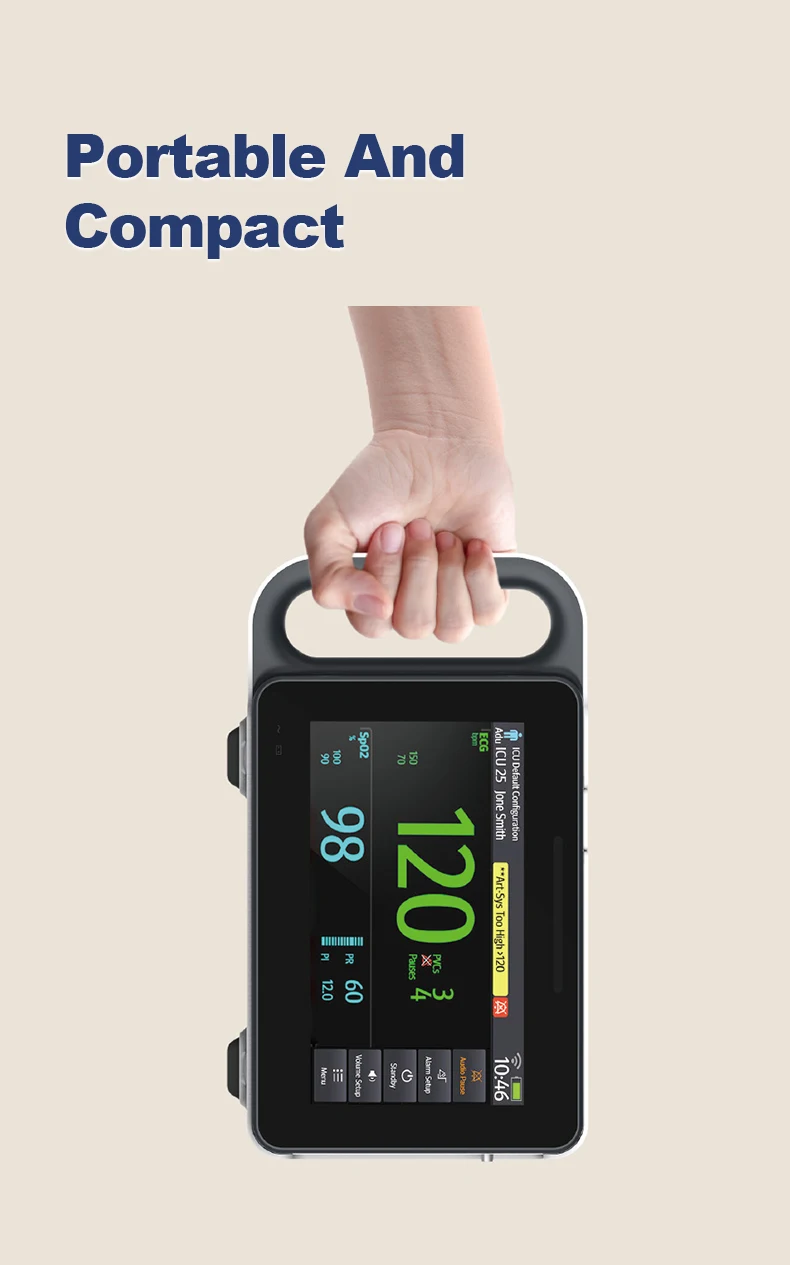 Topvetmed Portable Veterinary Monitor - Vital Signs for Pets