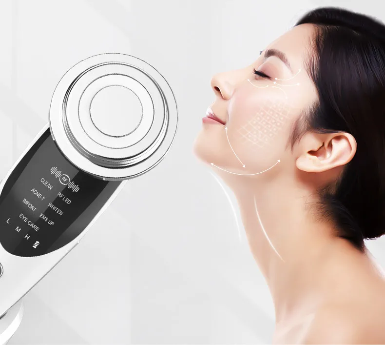 AOSO Facial Massager - Intelligent Metal Guide Head Skin Rejuvenation ...