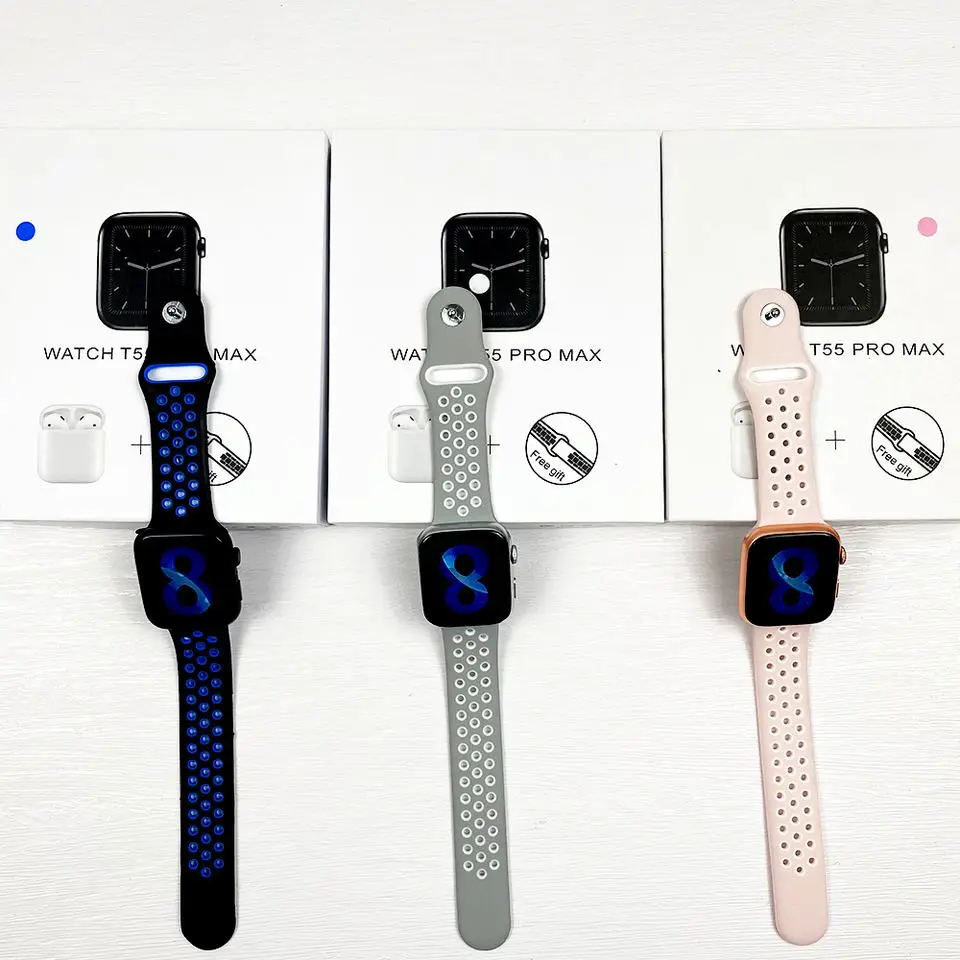 Best Selling Smart Watch T55pro Max Series 7 8 Reloj Inteligente T55 ...