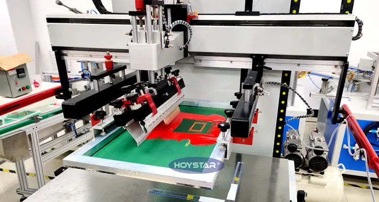 Flatbed Semi-automatic Screen Printing Machine For Glass Acrylic Board ...