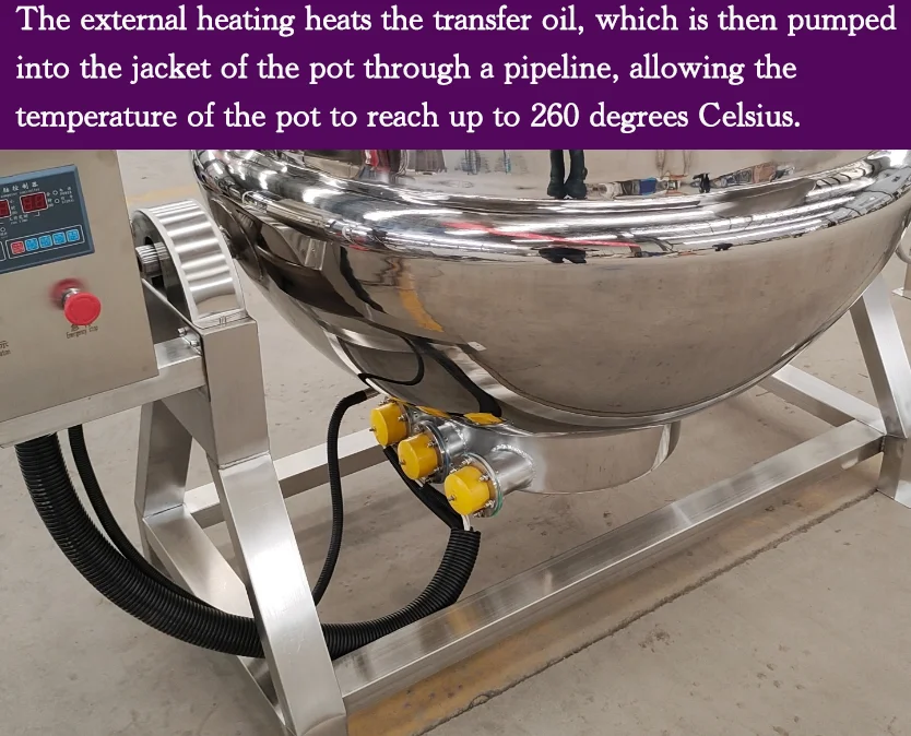 100L Industrial Electric Heated Cooking Mixer for Peanut Candy