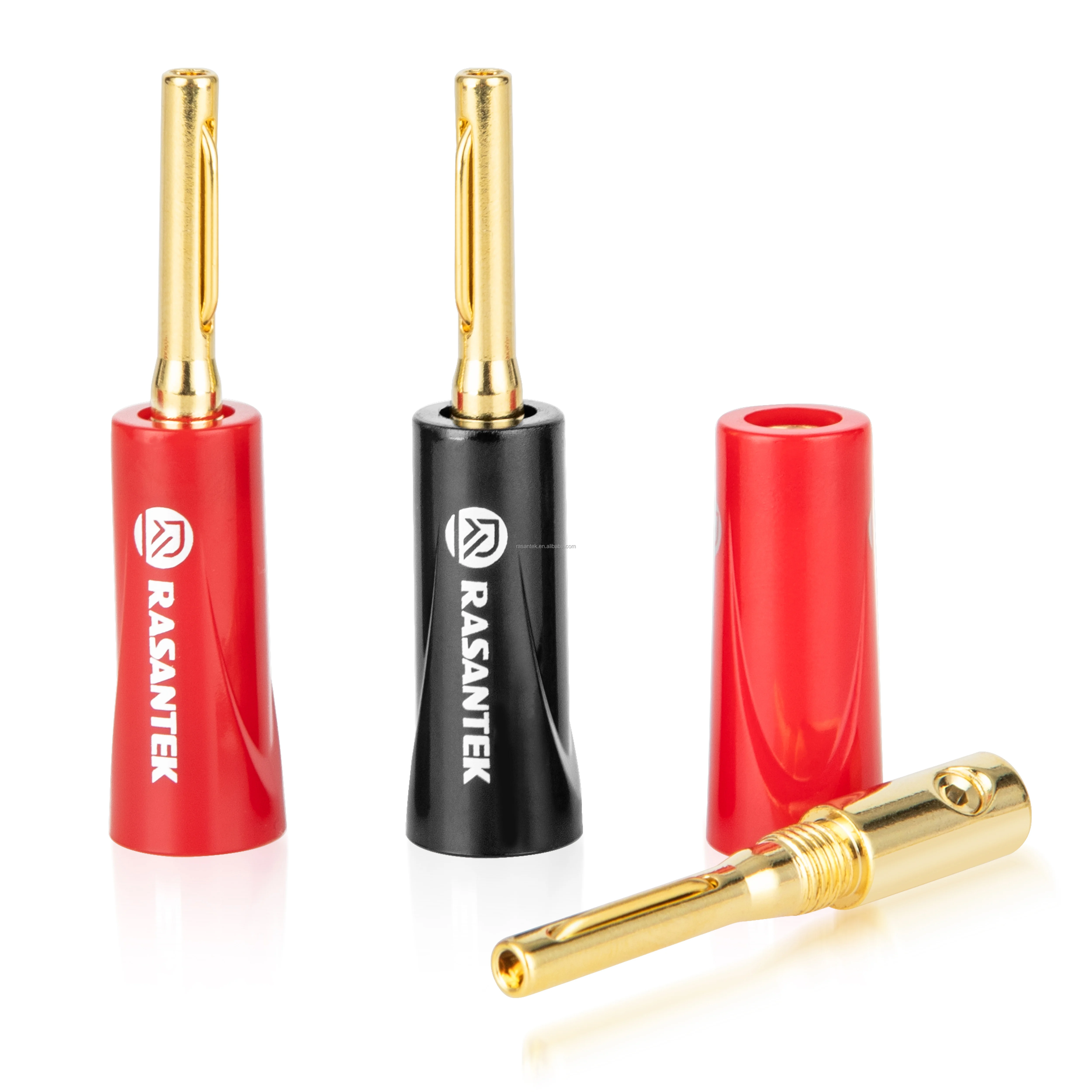 Rasantek High End Pure Copper 24k Gold Plated Banana Connector Pure ...