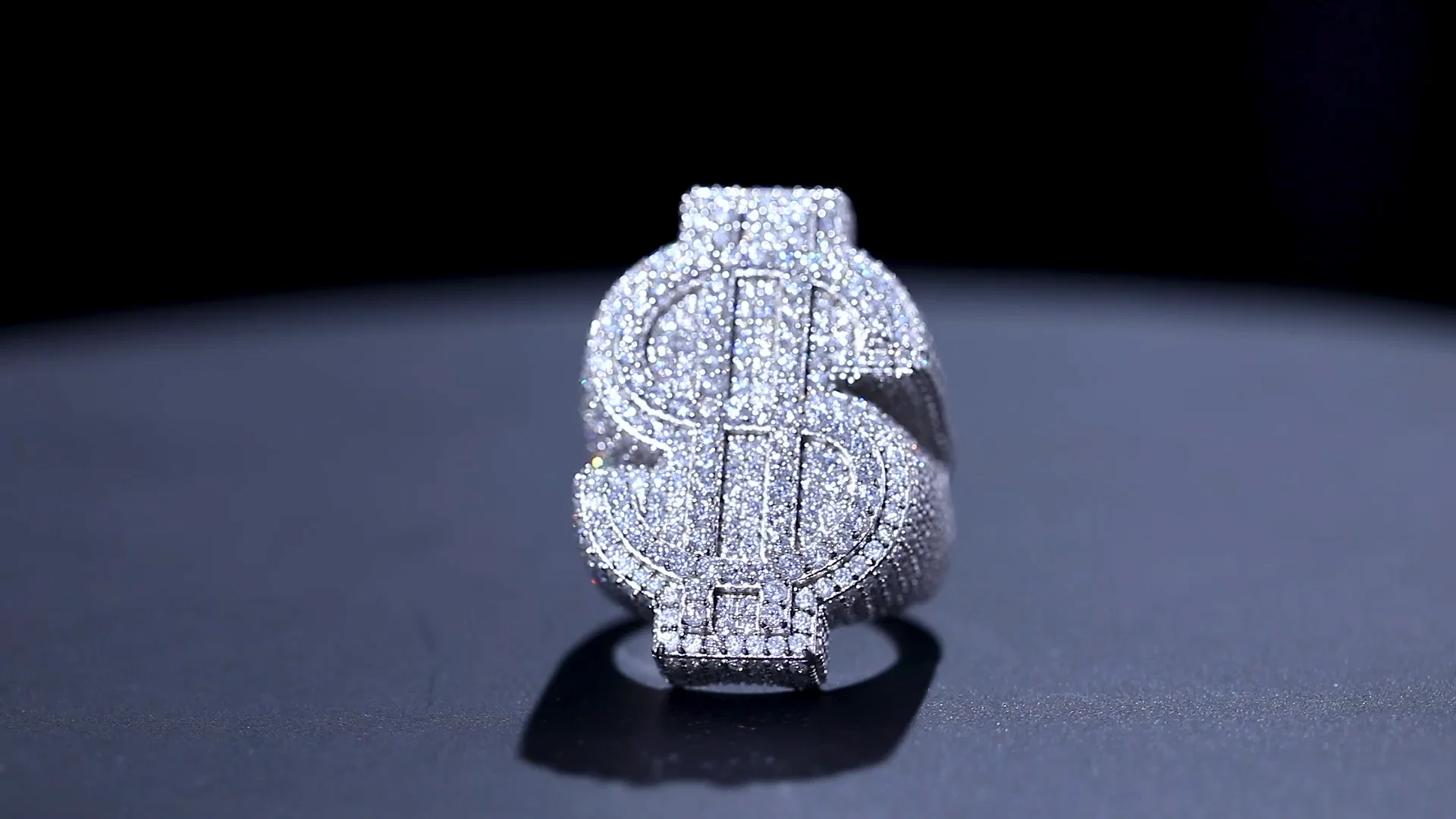 Luxury Rapper's Gold Plated 925 Sterling Silver Micro Pave Vvs ...