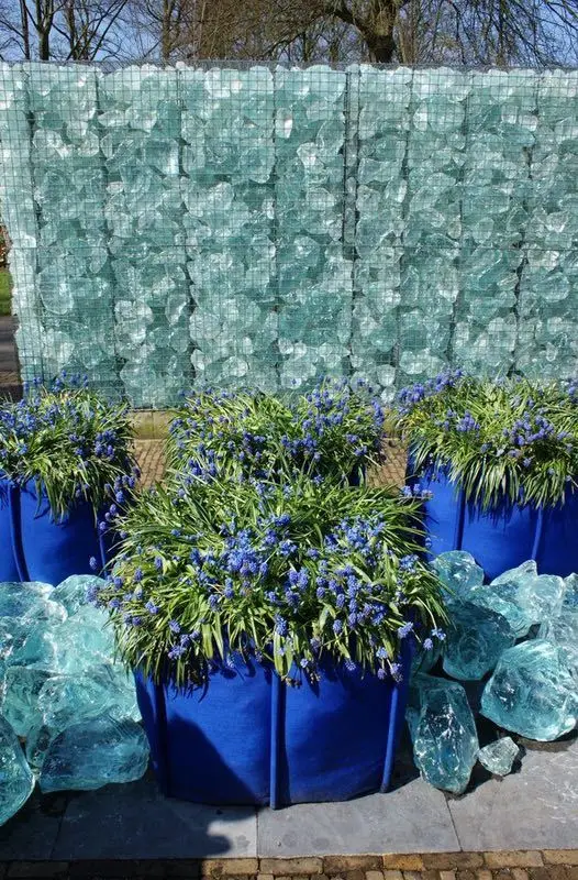 Garden Gabions Slag Glass Rocks for Sale - Decorative Landscaping