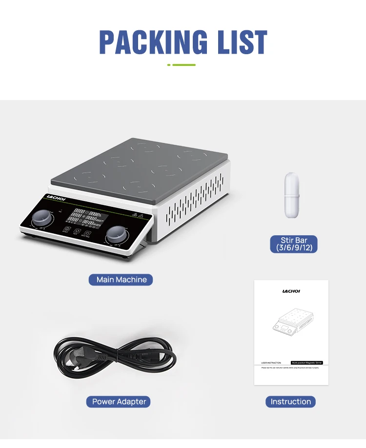Laboratory Multi-position 3/6/9/12 Magnetic Stirrer with Hot Plate 150 ...
