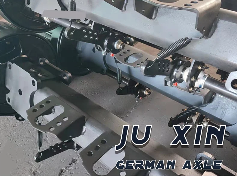 German type rear axle drum brake trailer axle heavy duty type axle ...