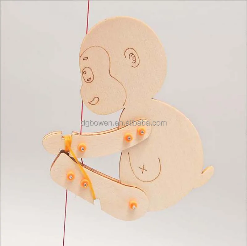 Climbing Monkey DIY Science Experiment - Educational Toy
