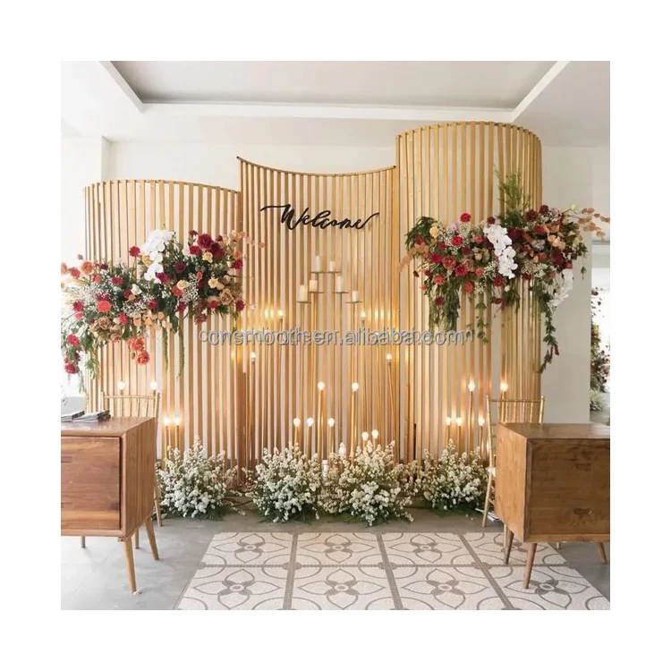 High Quality Wedding Moon Shape Backdrops White Iron Wedding Metal ...