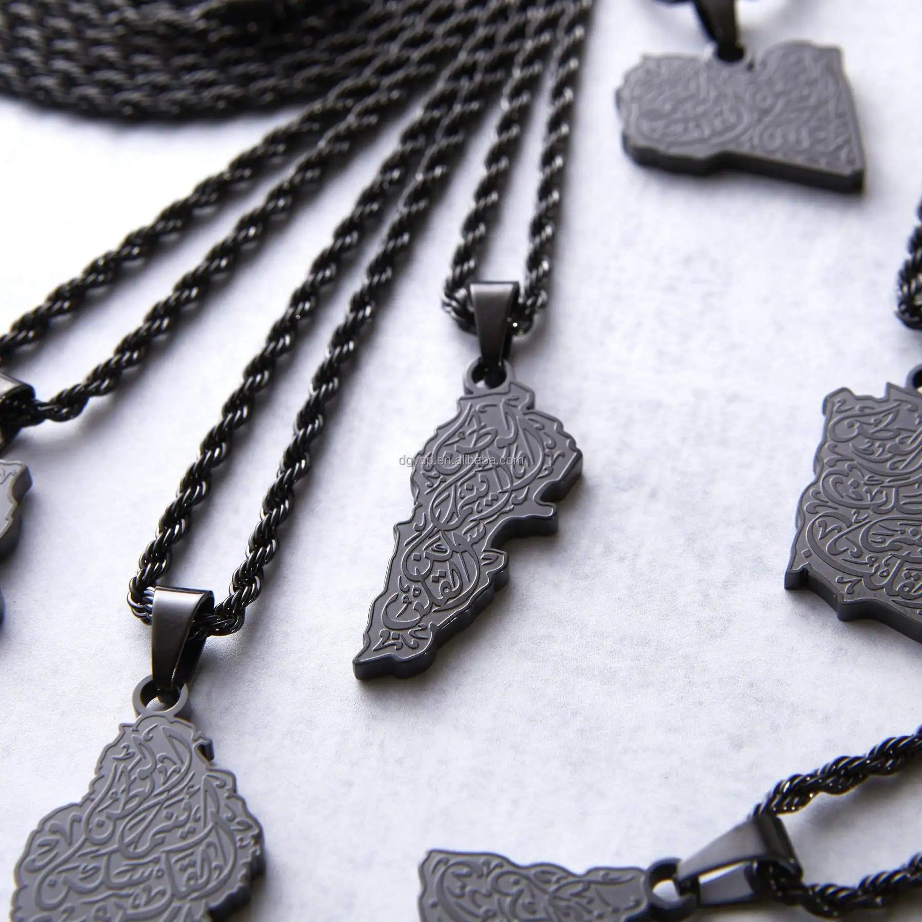 Custom World Map Chunky Chains - Inspire Jewelry for Men