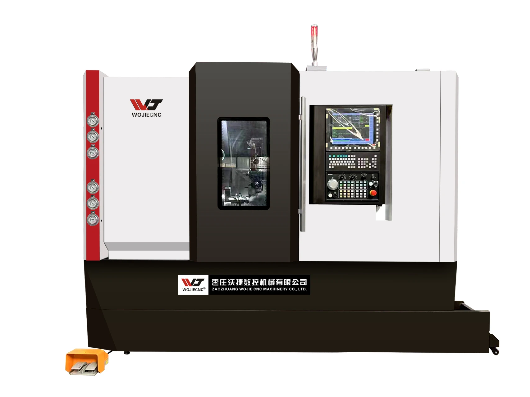 CNC Lathe 5 Axis Machine Big TCK56A Twin Spindle Cnc Lathe