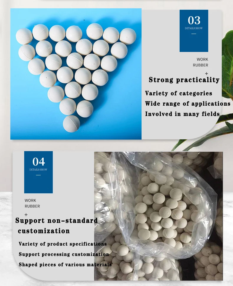 High Quality Silicone Balls Solid Round Natural Rubber Custom Colors