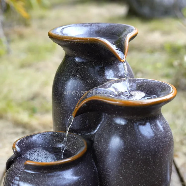 Eco Friendly Resin Water Features Solar Power Garden Fountain - Buy ...