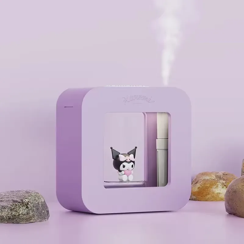 Kuromi Mini Usb Replenishment Water Aroma Diffuser Humidifiers 450ml Refillable Mini Portable