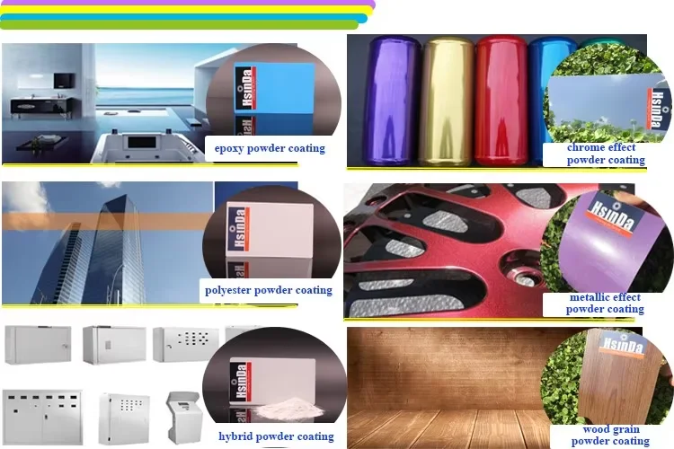 HSINDA Chrome Gold Super Gloss Premium Electrostatic Spray Powder ...