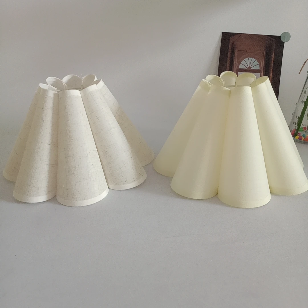 Modern Flower Lamp Shade - Cone Lampshade for Table Lighting