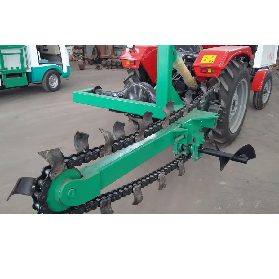 Performance excavator trencher machine chain trencher trenching machine ...