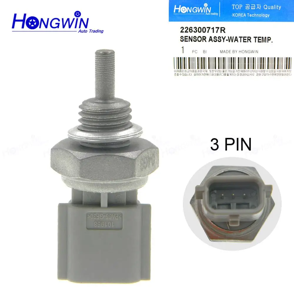 226300717r新型冷却液水温传感器适合r-enault Clio Mk Ii Logan I Express 1.2 1.4 1.6 ...