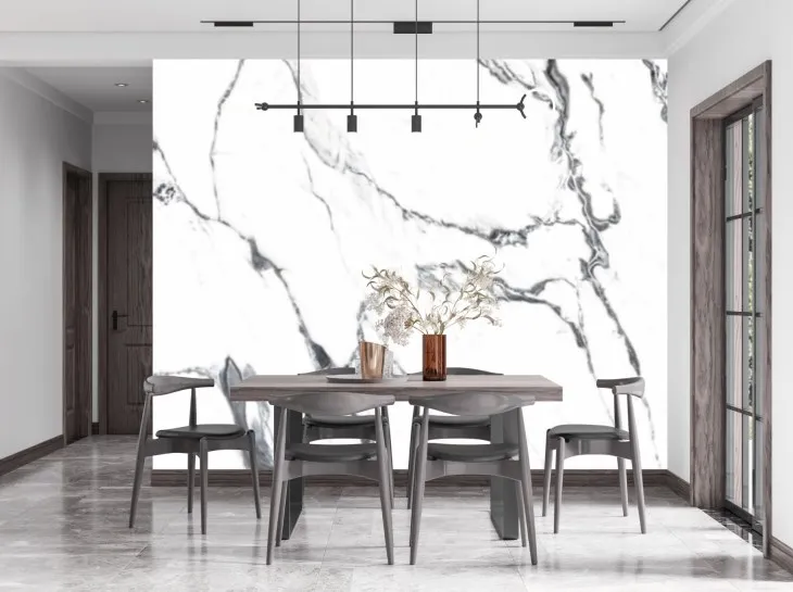 Modern 3D Marble Kitchen Countertop Wallpaper Sticker