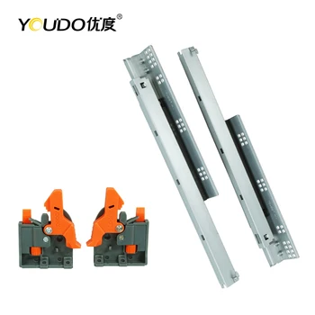 Youdo Hafele Undermount Full Extension Drawer Slide Telescopic Channel ...