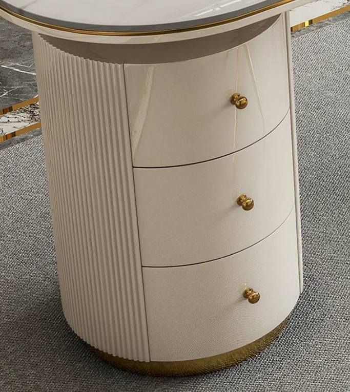 Modern Marble Table Office Desk Furniture with Drawer Marble Table boss ...