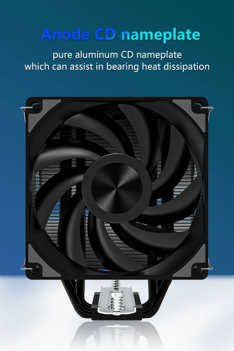 Snowman MT5 V3 Heatpipe CPU Cooler Desktops Silent 4-Pin Thermal ...