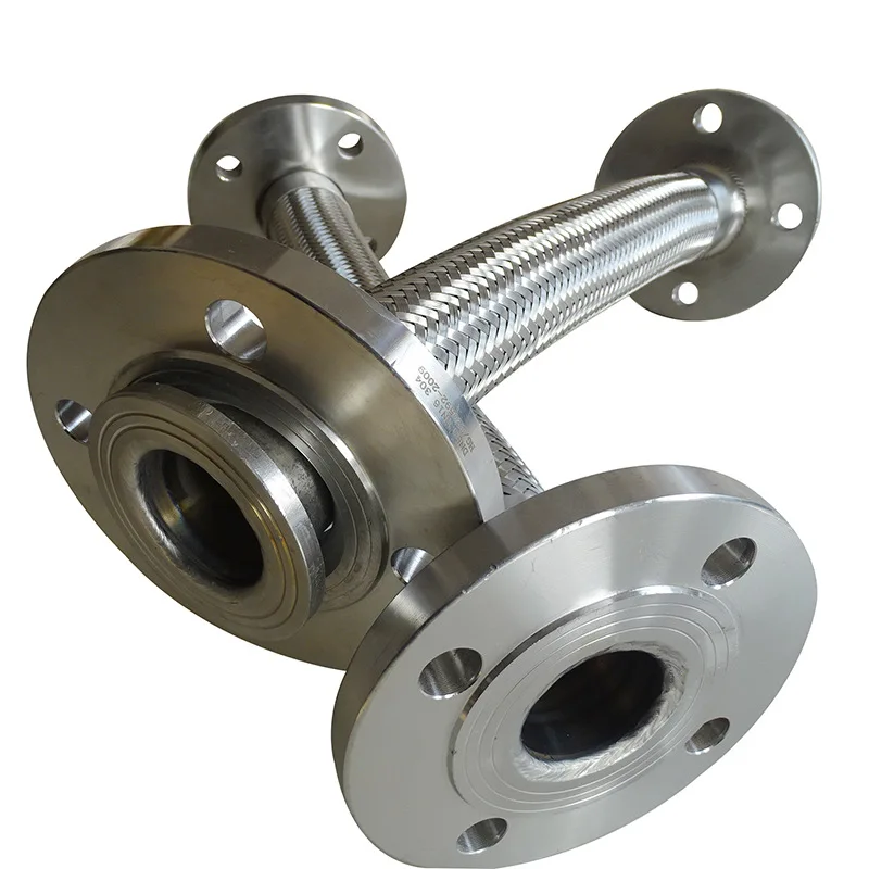 Braided Corrugated Expansion Joint Stainless Steel Flanged Bellow 4 3 ...