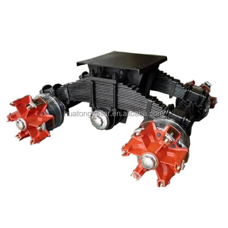 Semi truck suspension 28 ton bogie suspension single point suspension ...