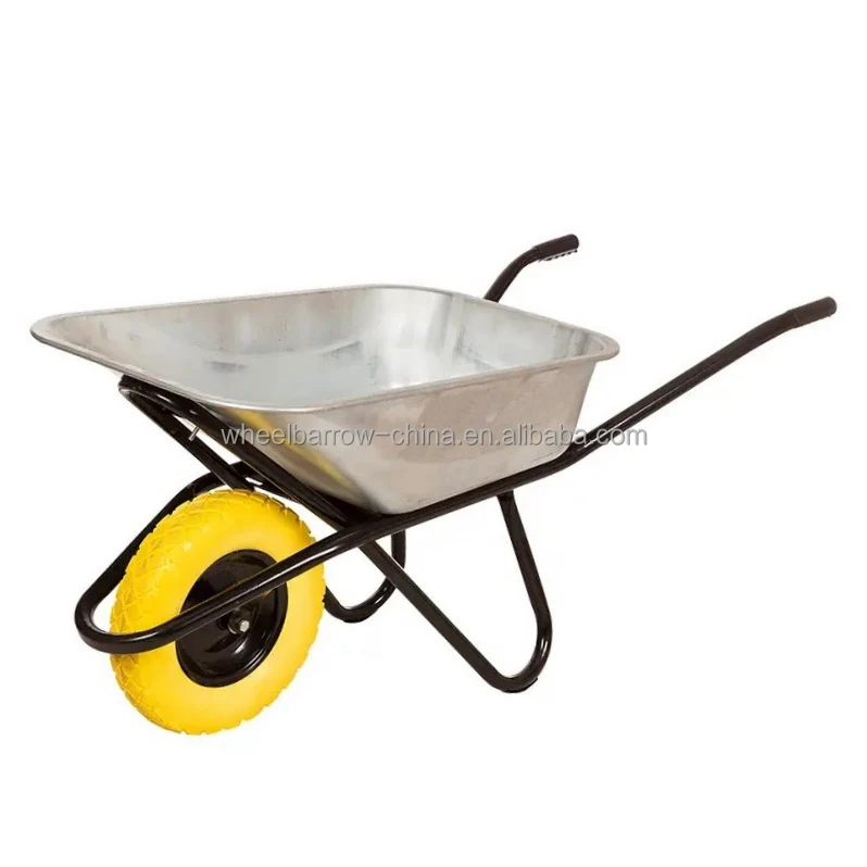 Heavy Duty Garden Construction Tools Industrial Steel Ingco Wheelbarrow ...