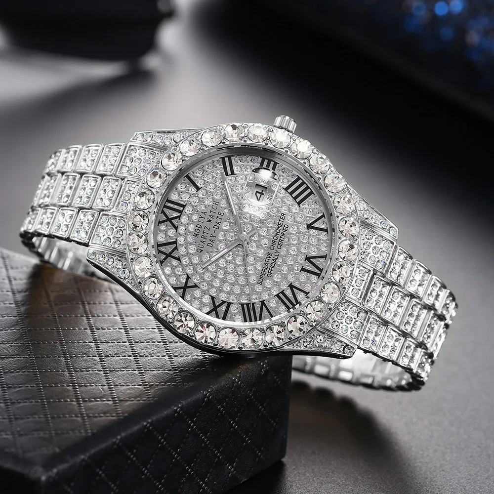 Shop Our Cheap Stock of Fully Iced Out Watch Rhinestone