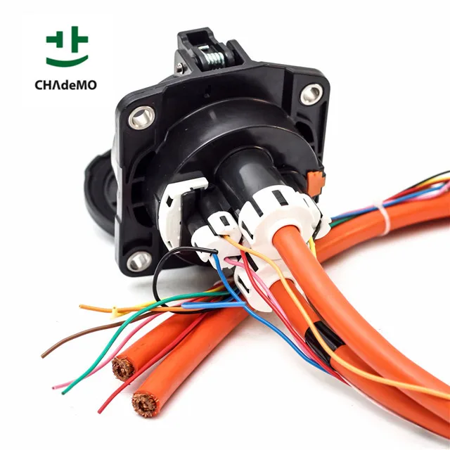 CHAdeMO socket CHAdeMO inlet 80A 125A 200A with 1m cable, View dc ...