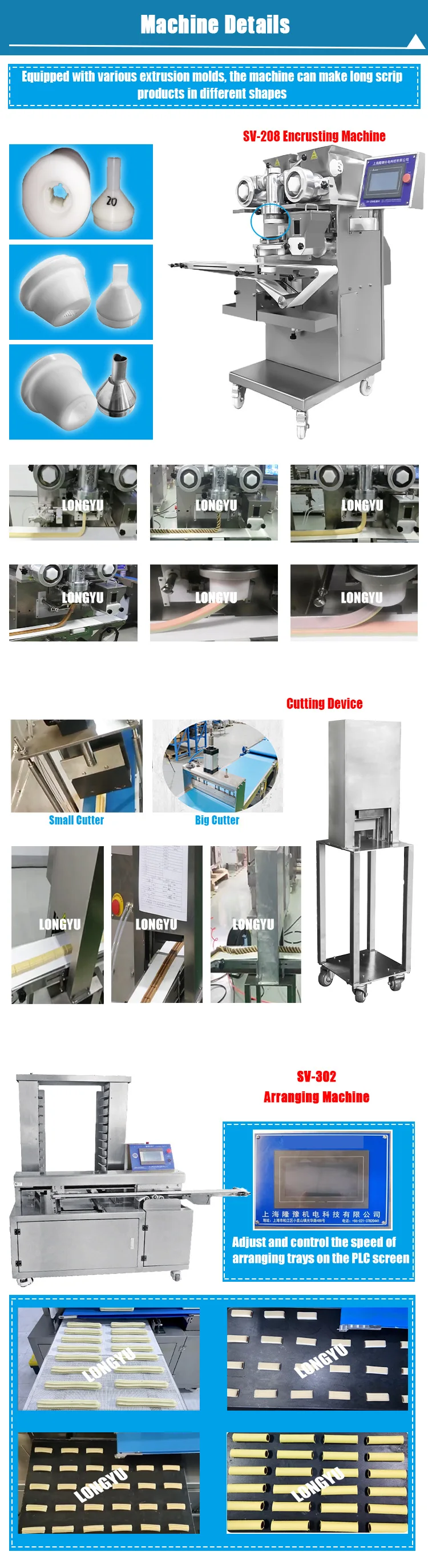 Automatic Filled Chocolate Tamale Making Machine Churros Tamale Maker ...