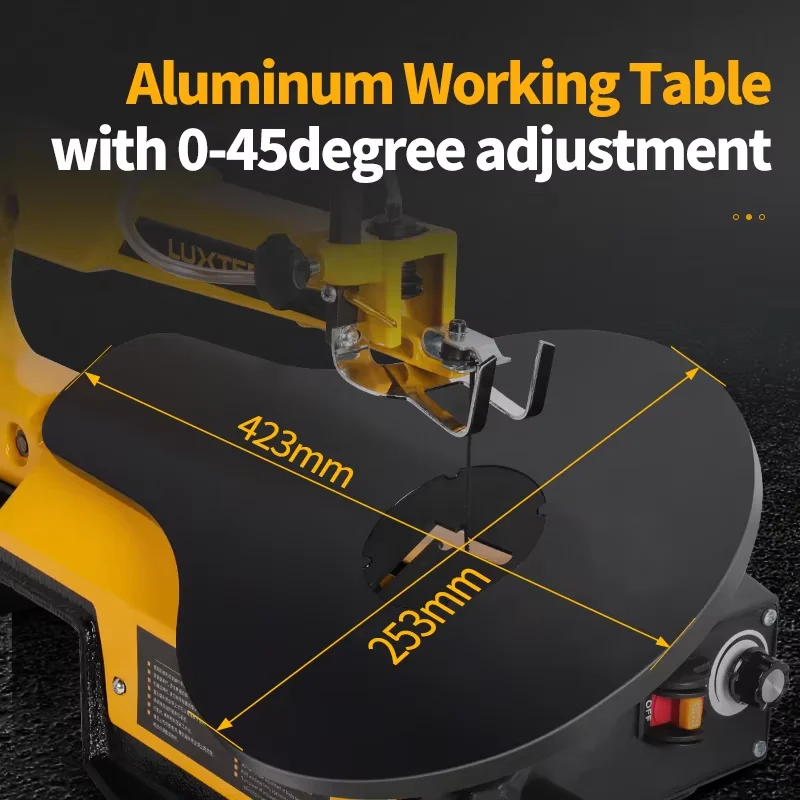 220V Electric Curve Saw Woodworking Machine - Speed Cutting