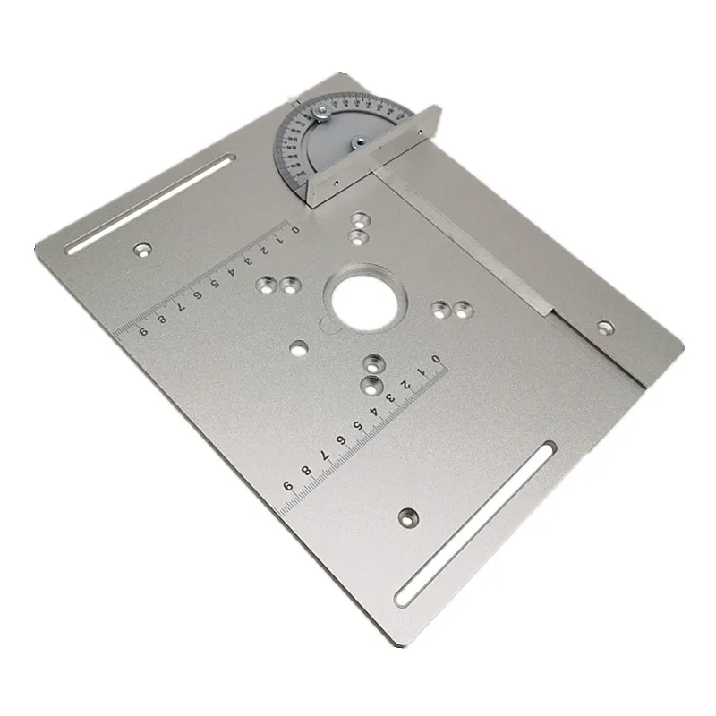 Aluminum Router Table Insert Plate W/ Miter Gauge For Woodworking ...
