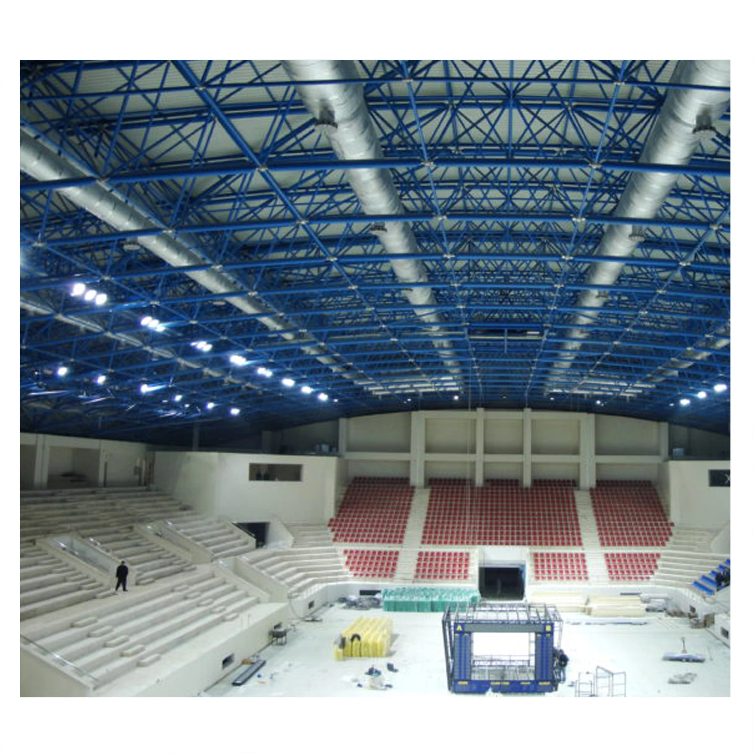 Stadium Cantilever Roof Stand Bleacher Truss Space Frame Roof Steel ...