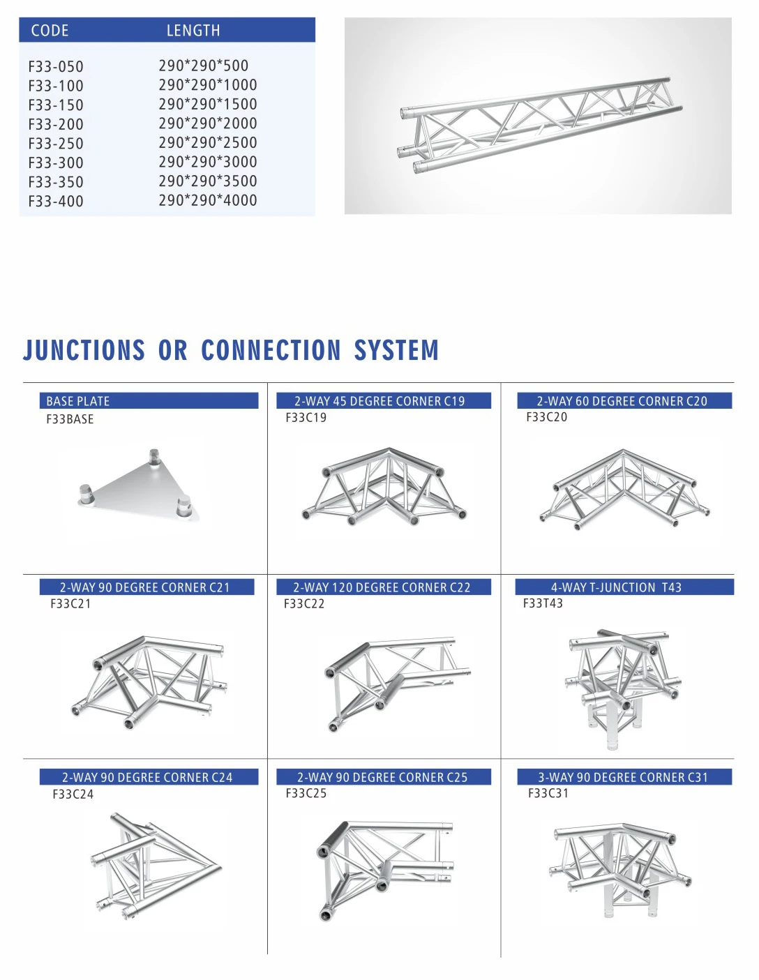 Spigot Aluminum Truss Triangle Truss Aluminum,Bolt Truss Light Triangle ...