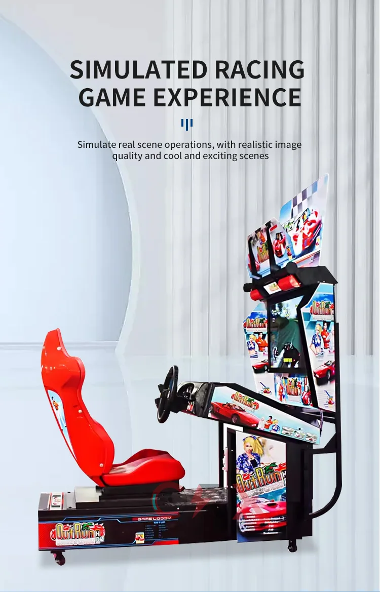 32 Inch Outrun Racing Car Simulator Cheap Arcade Games - Buy Token ...