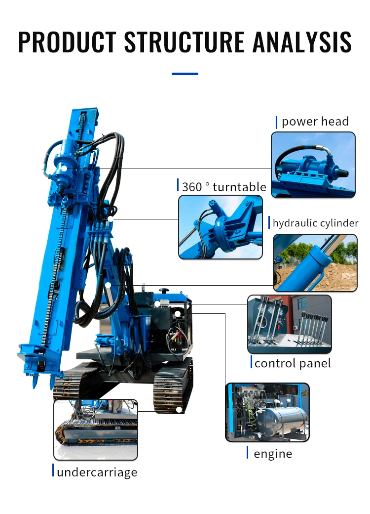Hydraulic Crawler Tunnel Mining Drilling Machine - Eco-Friendly & Powerful