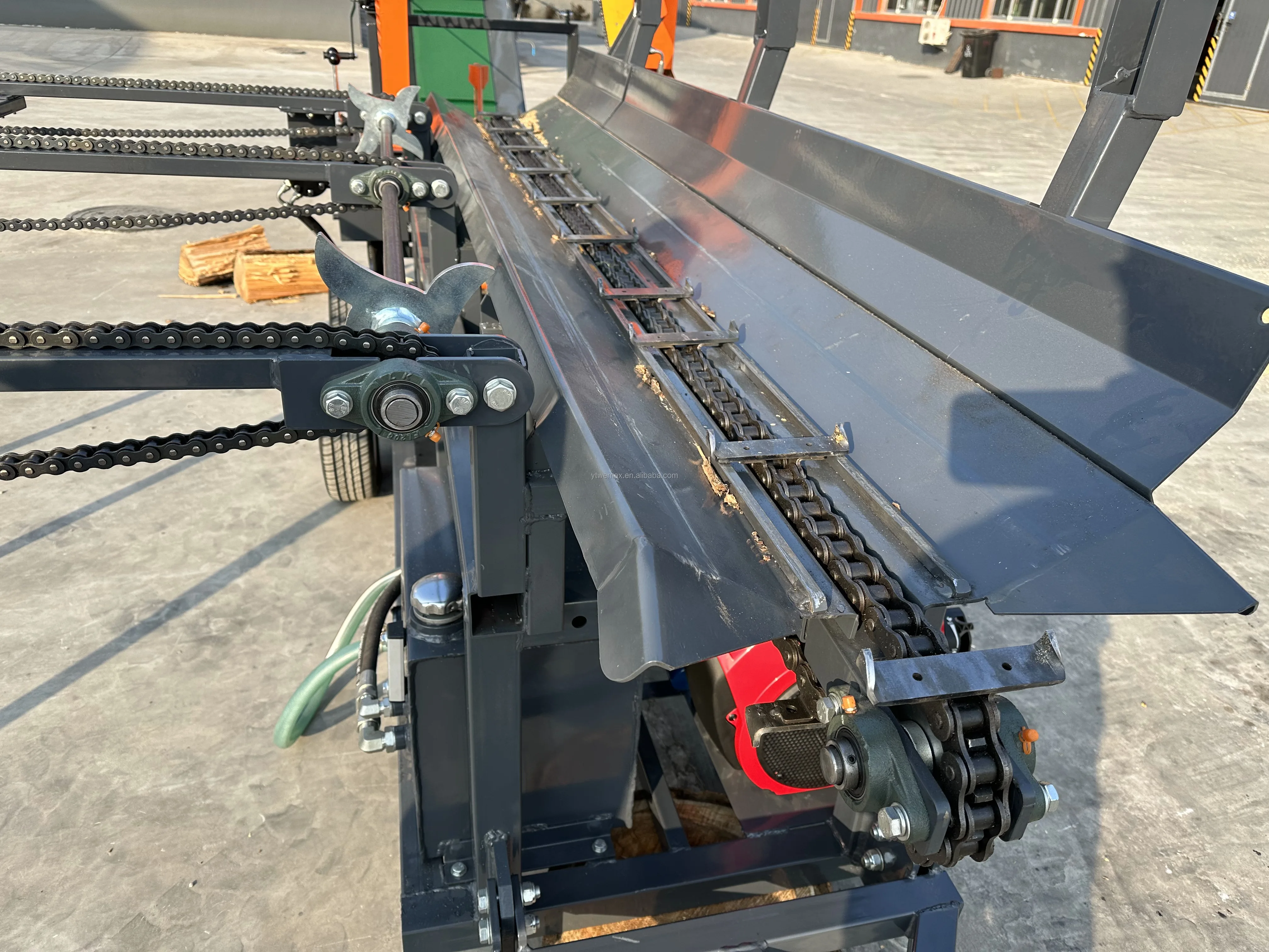 3ton Industrial Fire Wood Log Splitter Automatic Processor Machine ...