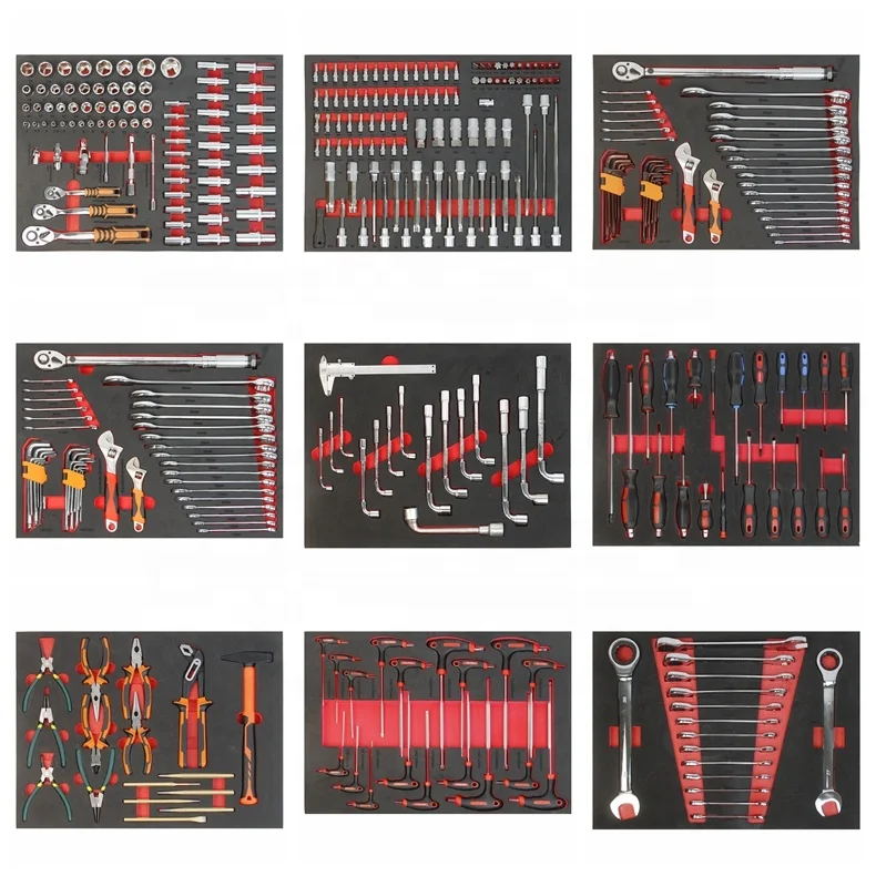 Professional 7 Drawers Tools Box Cabinet With 424 Pcs Tools Set ...
