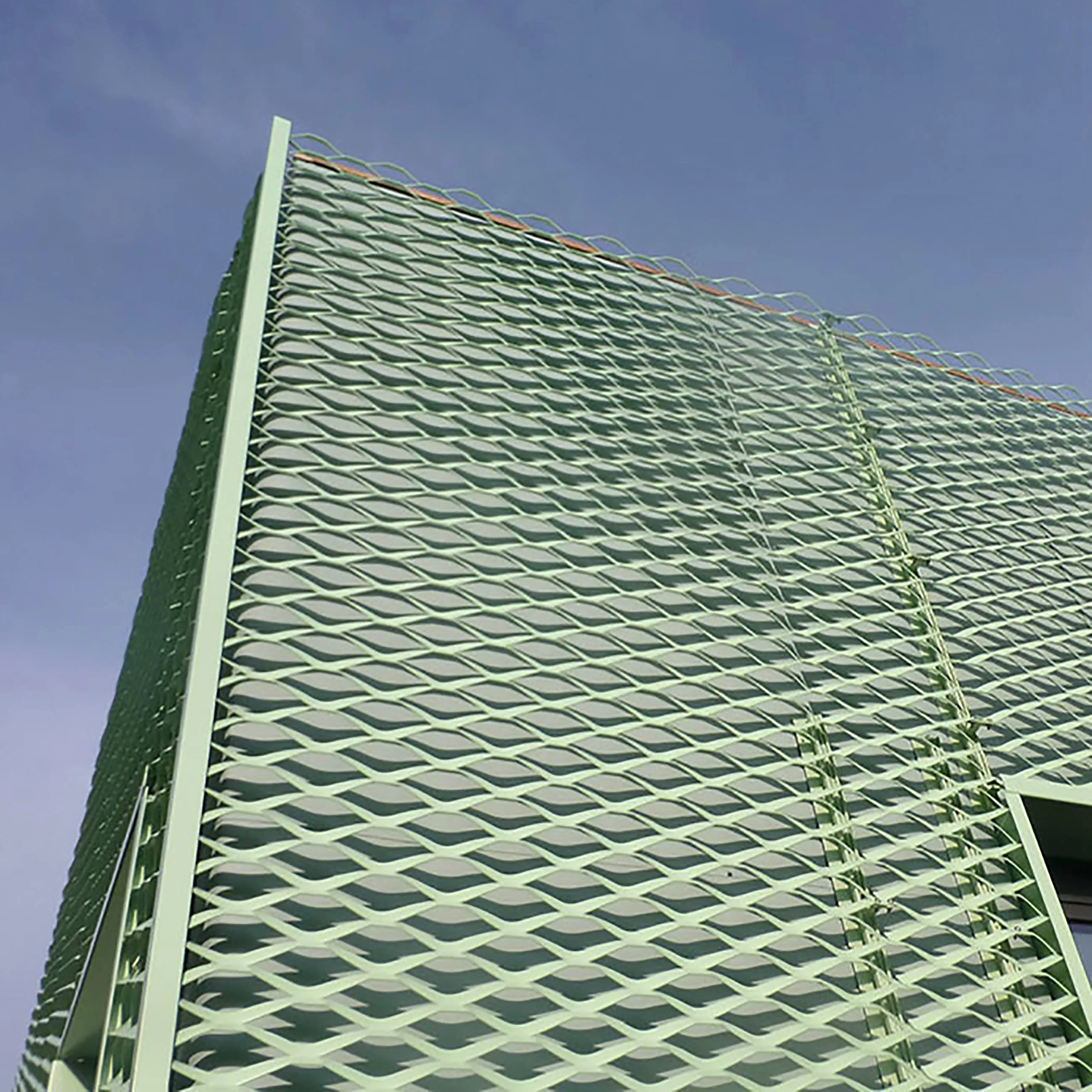 Stainless Steel Metal Office Building Facade Mesh Decoration Chain Link ...