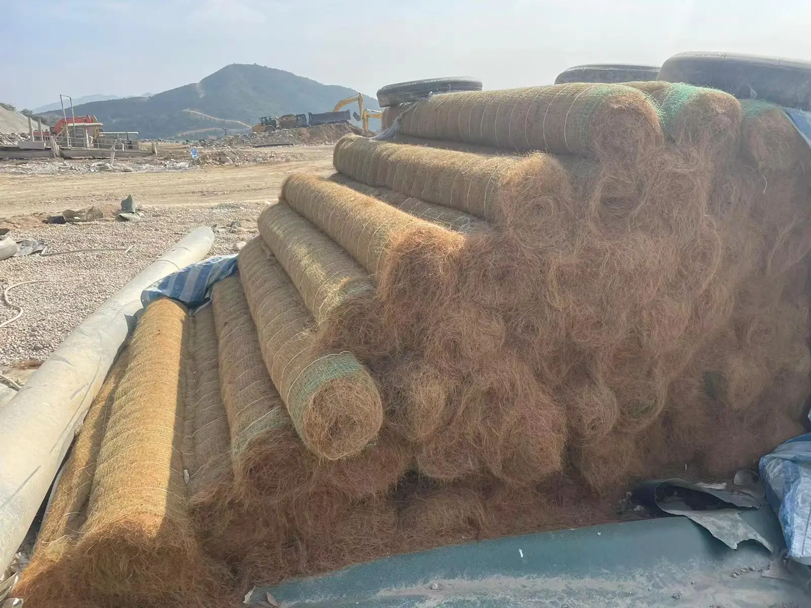 Biodegradable Geotextile Coconut Coir Fabric Slope Coconut Blanket ...
