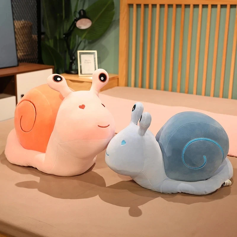 Cartoon Snails Plush Toys Lovely Animal Pillow Stuffed Soft Kawaii ...